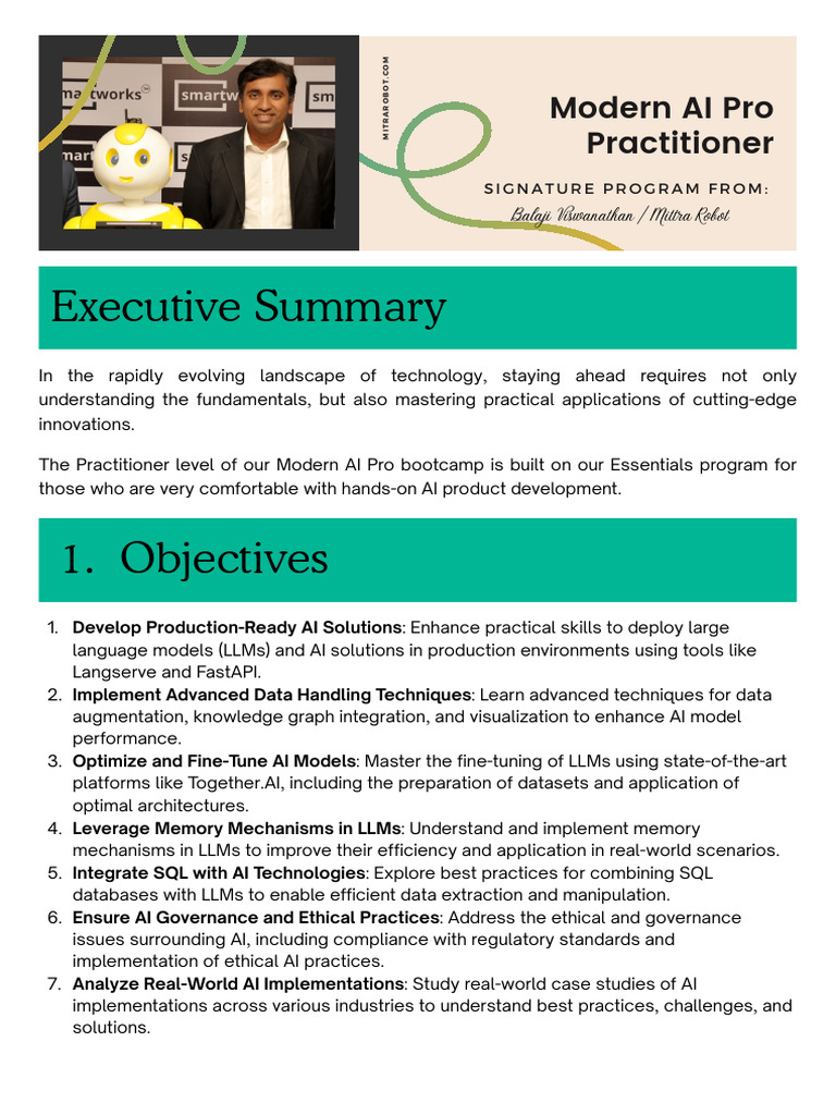 Modern AI Pro Practitioner | PDF | Artificial Intelligence | Intelligence (AI) & Semantics