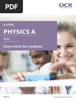 OCR A Level Physics A Specification | PDF | Learning | Physics