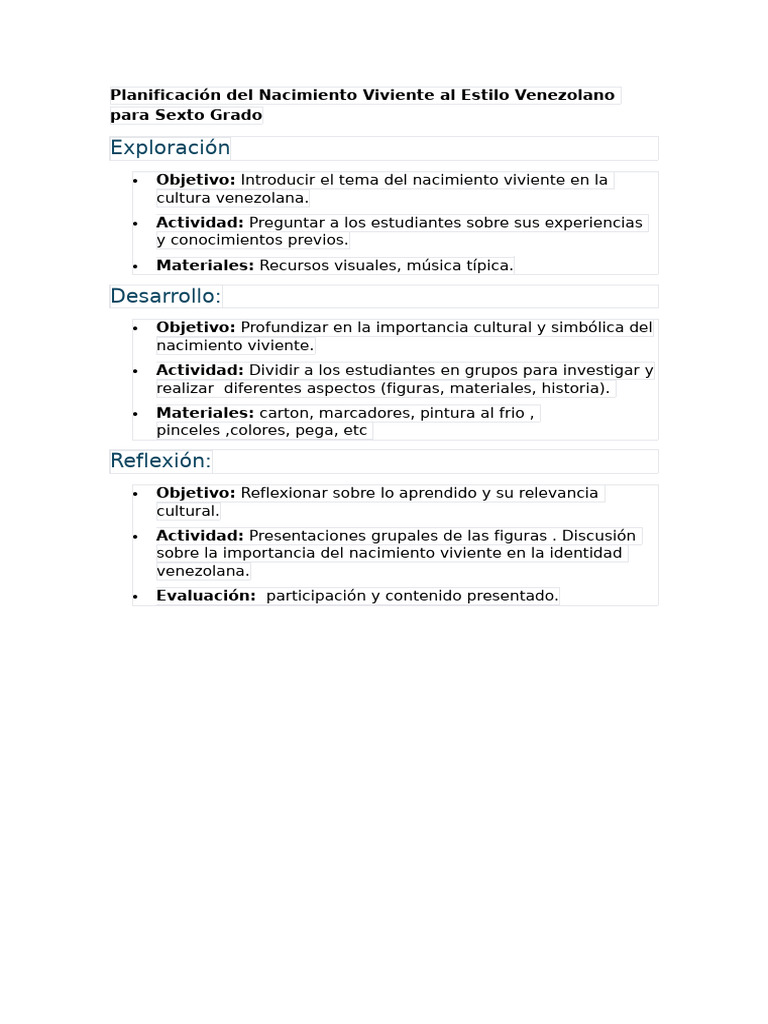 Nacimiento Viv | PDF