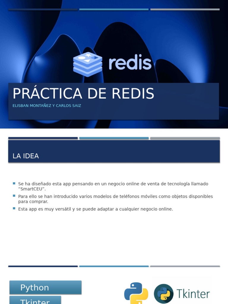 App de Compras con Redis y Python | PDF | Aplicación movil | Marketing