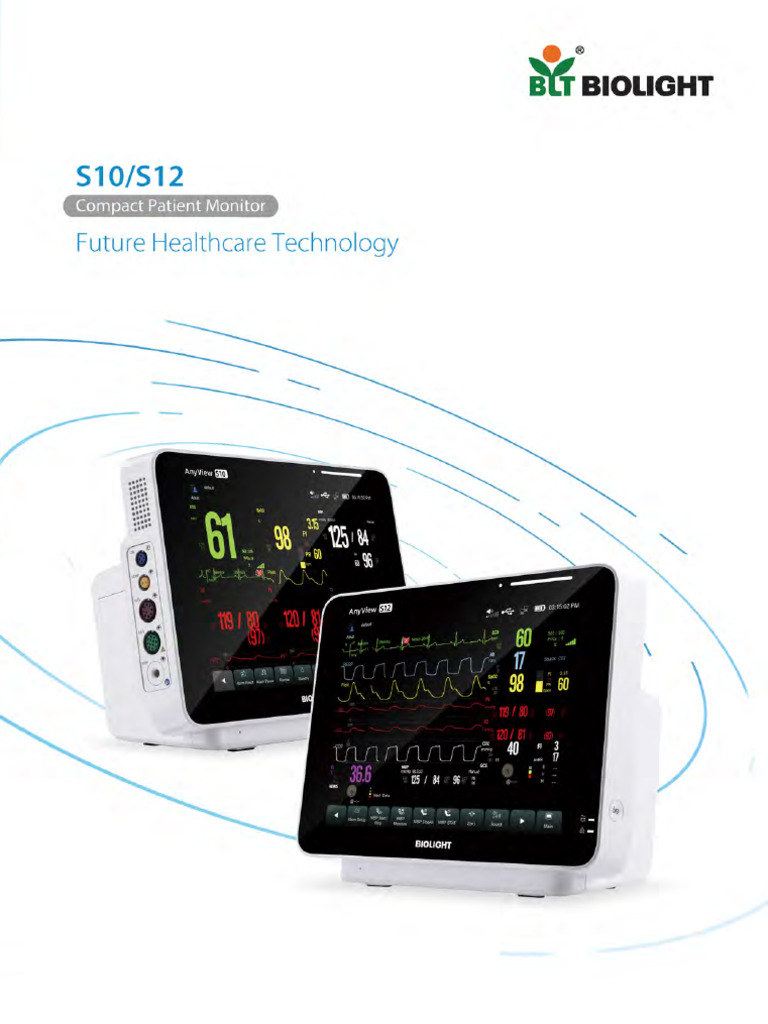Biolight S12 S10 Multi Parameter-Monitor | PDF