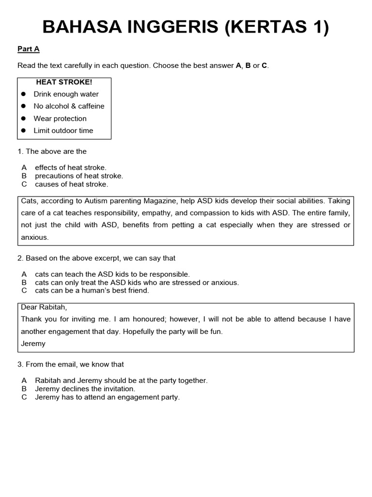 Bahasa Inggeris (Tingkatan 3) Dan Jawapan | PDF | Plastic Surgery | Surgery