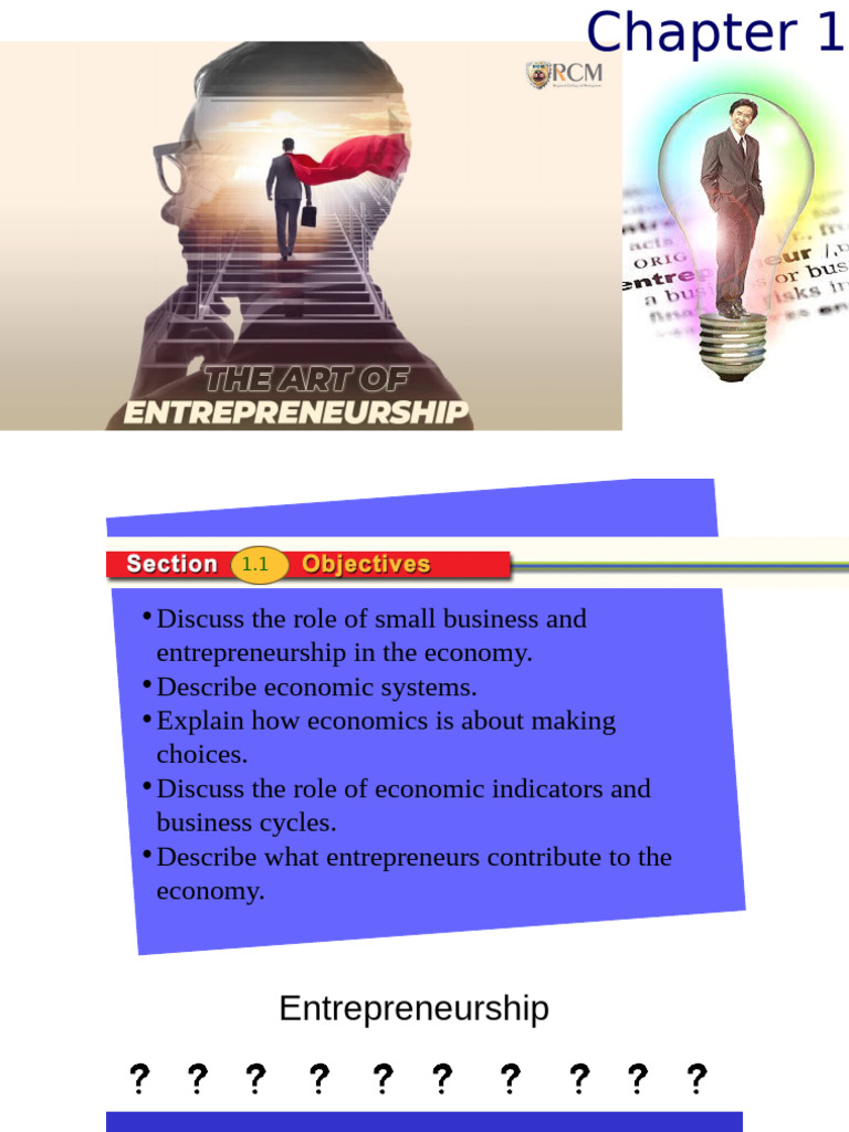ENTREPRENEURSHIP-CHAPTER-1-INTRODUCTION | PDF | Entrepreneurship | Demand