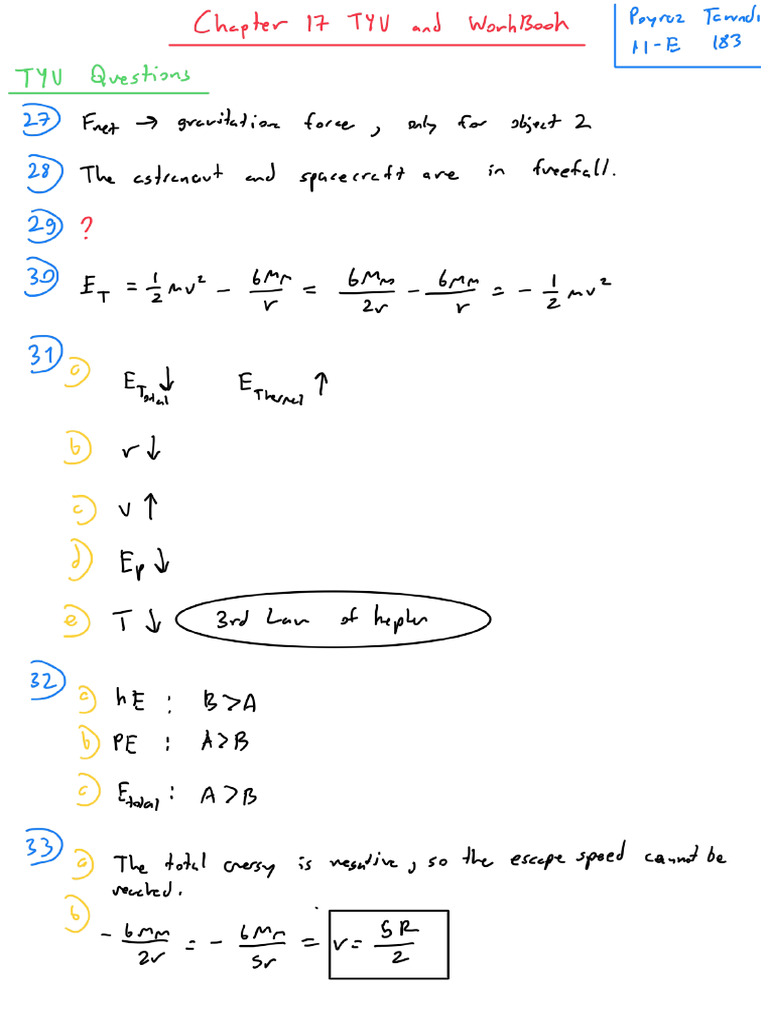 Chapter 17 TYU-cont. & Workbook | PDF