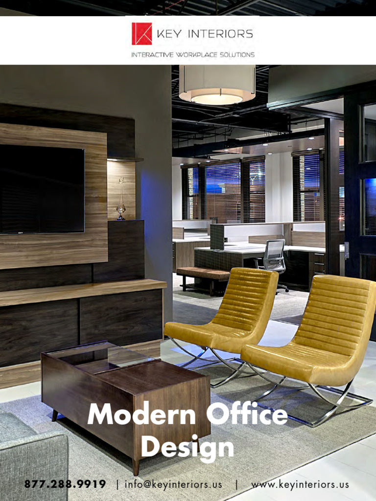 Key Interiors Modern Office Design | PDF | Desk | Employee Retention