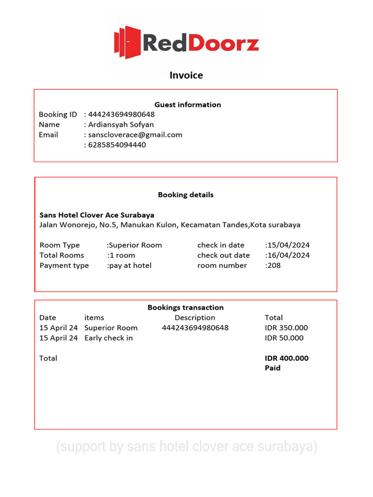 Invoice_15 April 24 | PDF