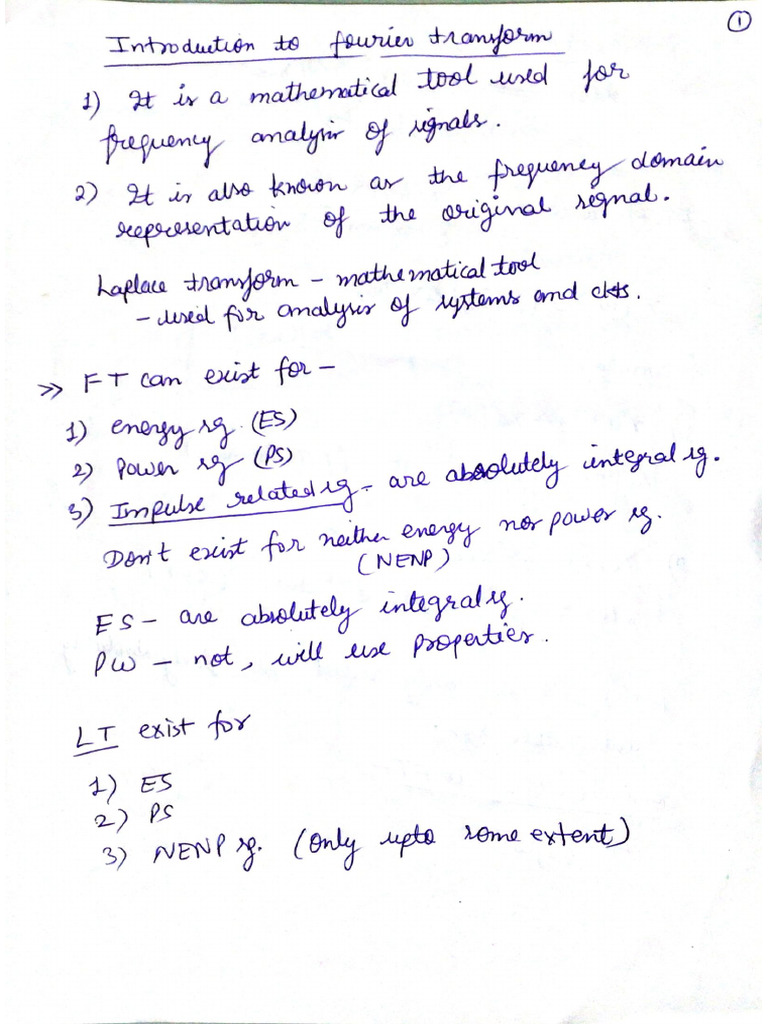 Fourier Transform | PDF