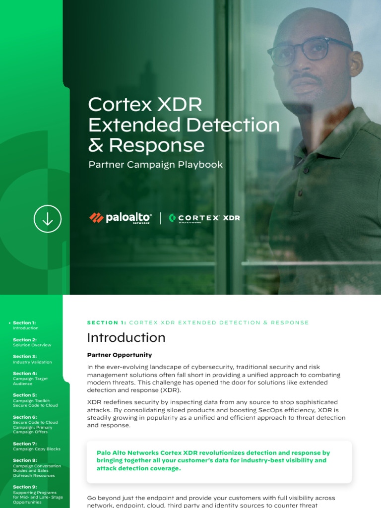 Cortex XDR Campaign Playbook | PDF | Computer Security | Security