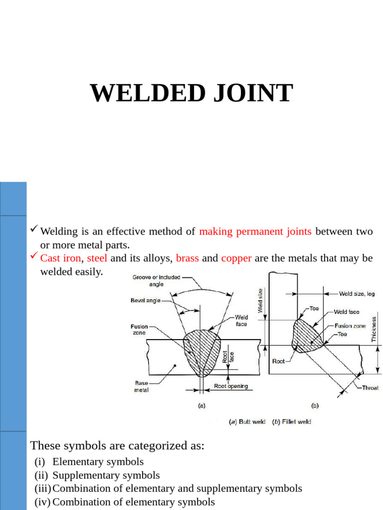 Understanding Welded Joint Symbols | PDF