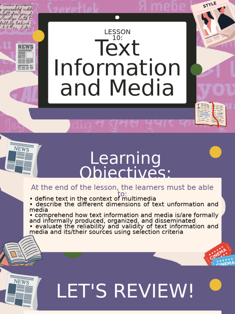 Understanding Text and Media Concepts | PDF | Typefaces | Serif