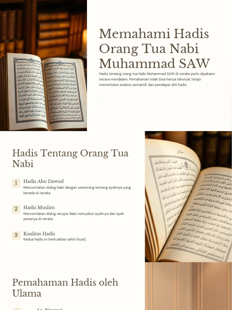 Hadis Orang Tua Nabi Muhammad SAW | PDF