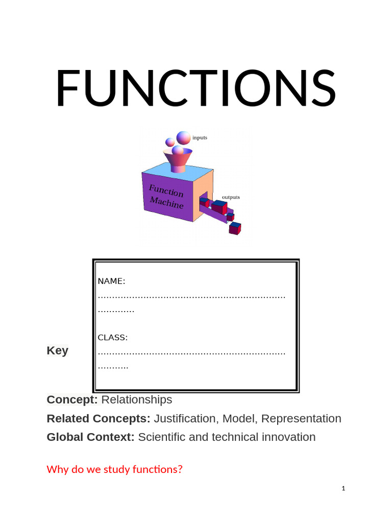 2.Functions | PDF | Function (Mathematics) | Atmospheric Pressure