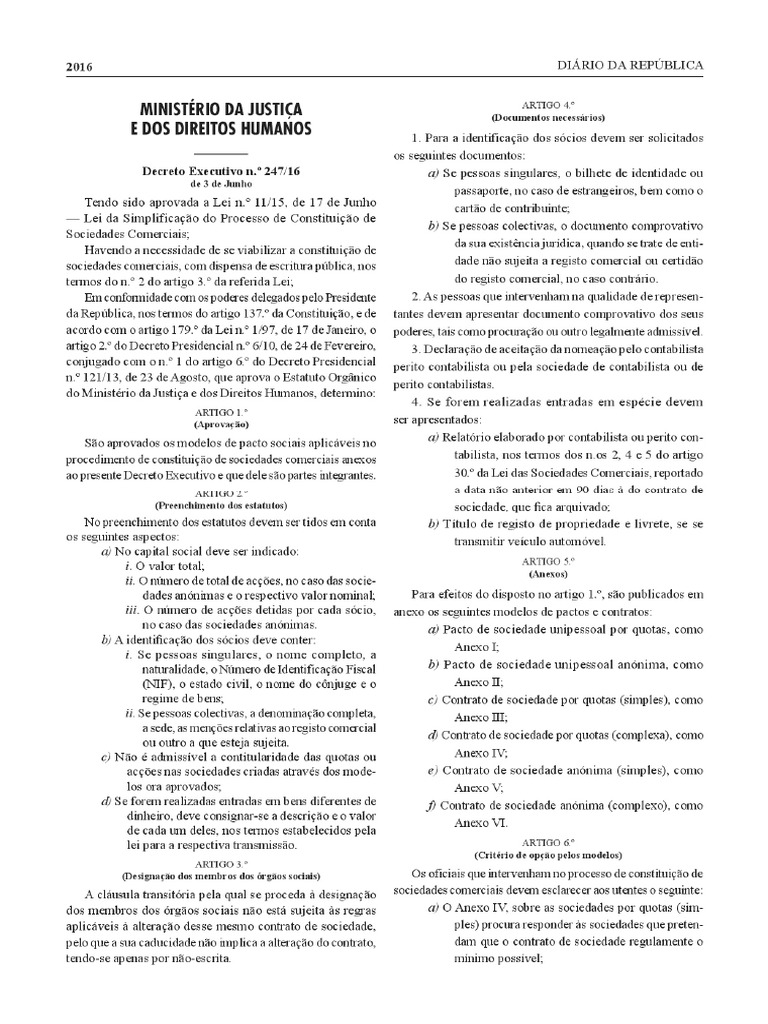 Dec Exec #247 16 Modelos de Contratos | PDF