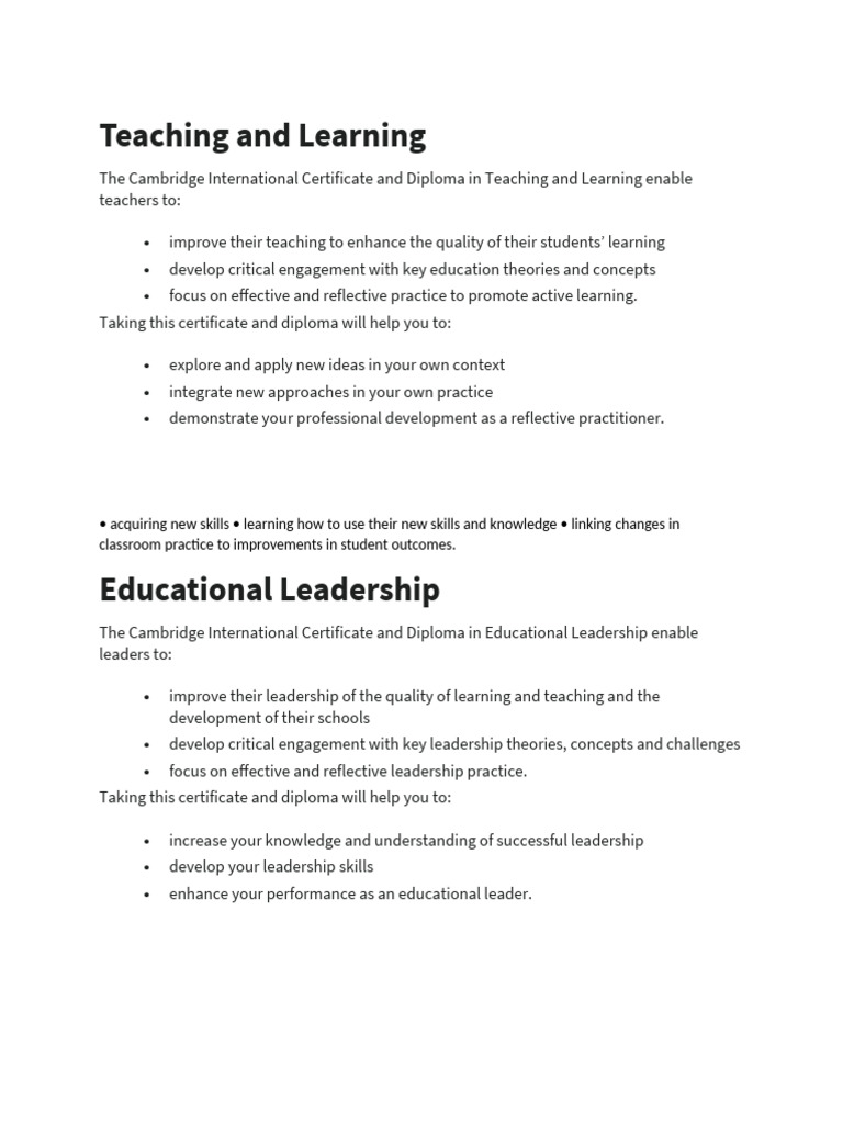 Teaching and Learning | PDF