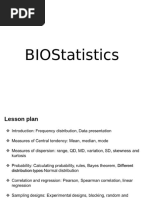 Biostatistics Formula Sheet | PDF