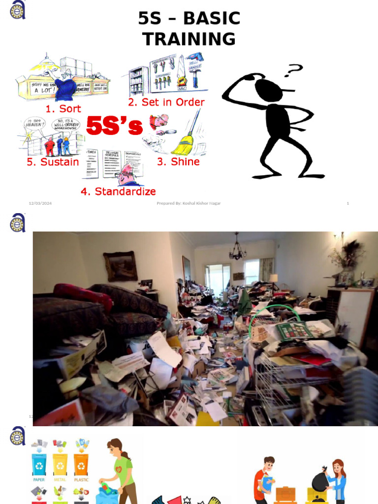 5S - Basic Training: 12/03/2024 Prepared By: Koshal Kishor Nagar 1 | PDF