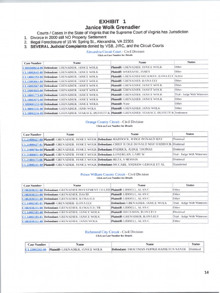 5. Part 1 JWG Exhibit 1 SCV Notice 7Oct24 323 | PDF
