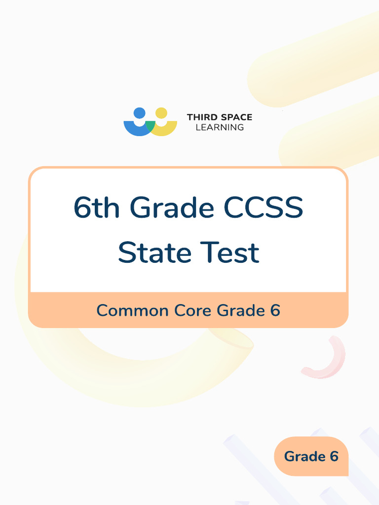 Common Core Practice Test Grade 6 | PDF | Triangle
