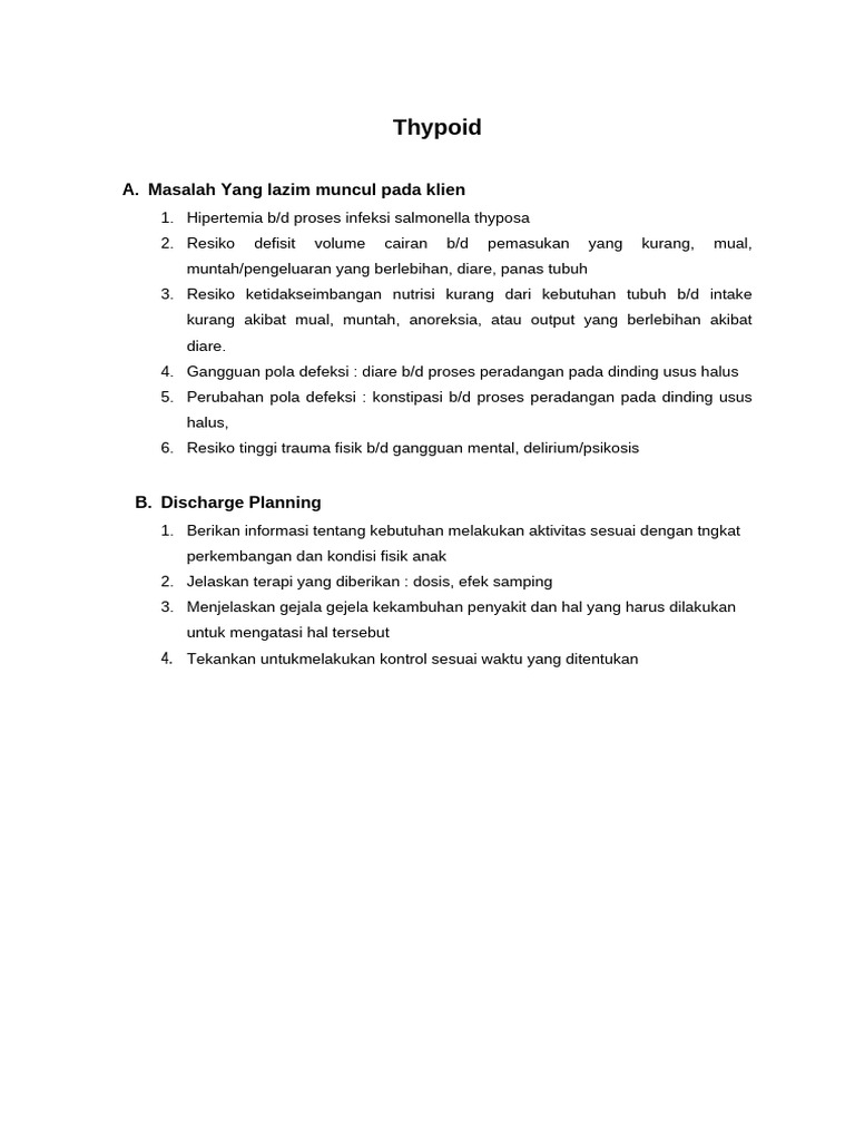 SUMBER Thypoid | PDF