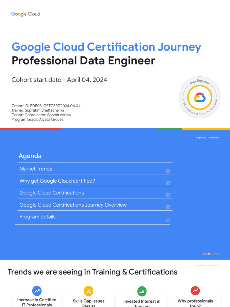 Pde05-Getcert 2024.04.04 Kickoff-1 | PDF | Cloud Computing | Mentorship