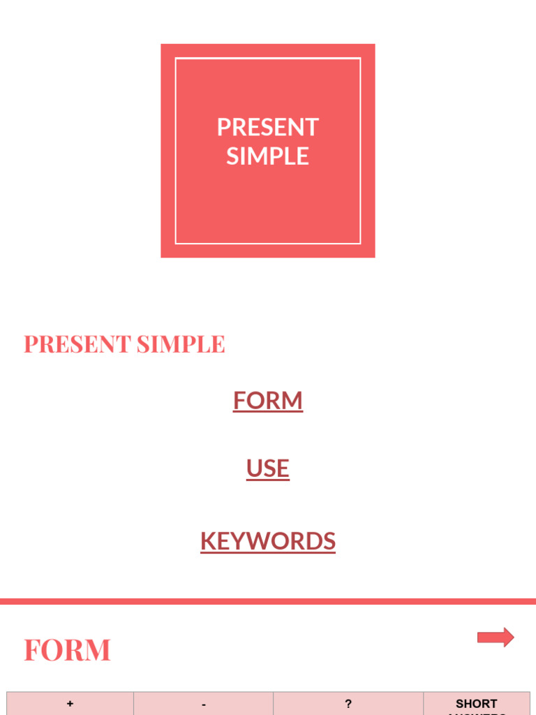 Present simple | PDF | Language Mechanics | Linguistic Typology
