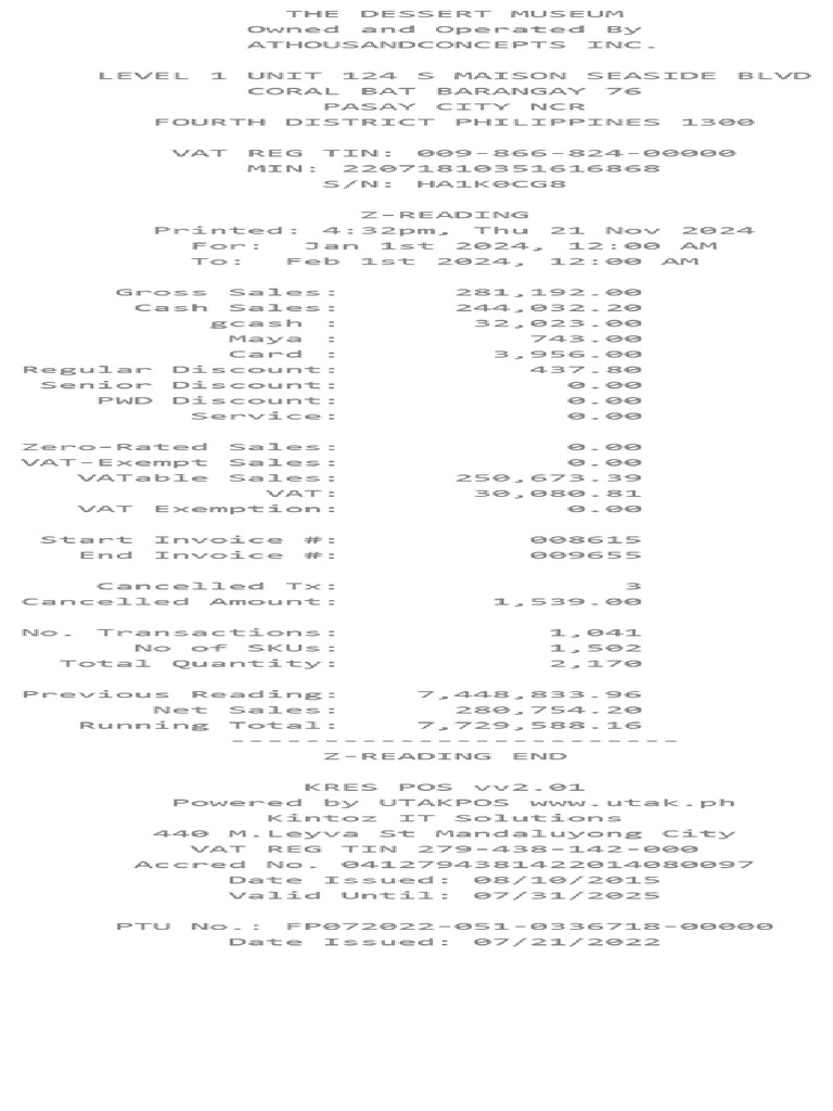 Z Reading Pos1 TDM Jan 2024 | PDF