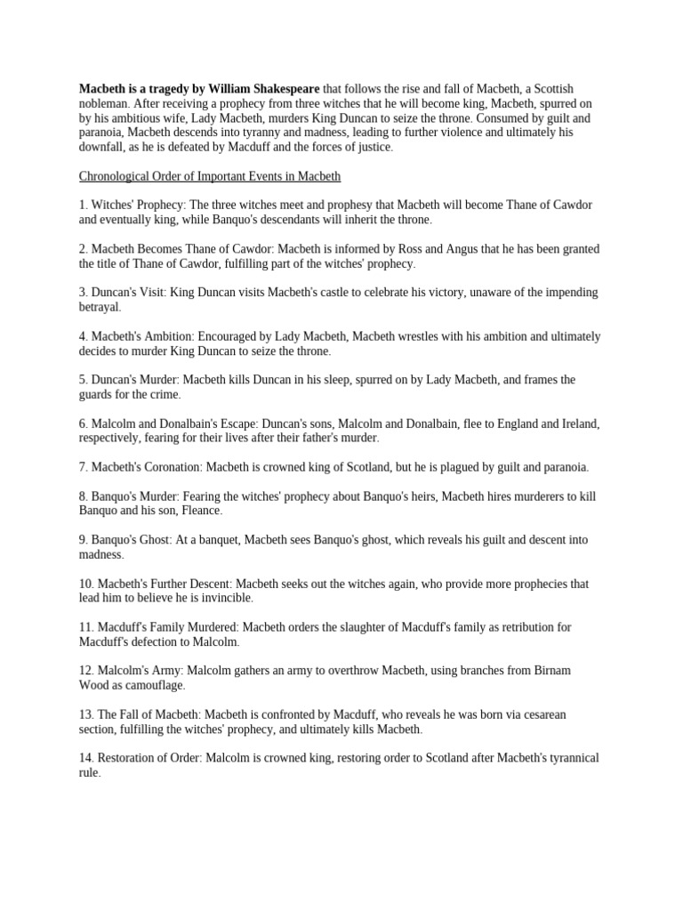 Shakespeare Macbeth | PDF | Macbeth
