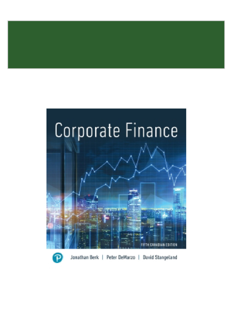 [FREE PDF sample] (eBook PDF) Corporate Finance, Fifth Canadian Edition, 5th Edition ebooks ...