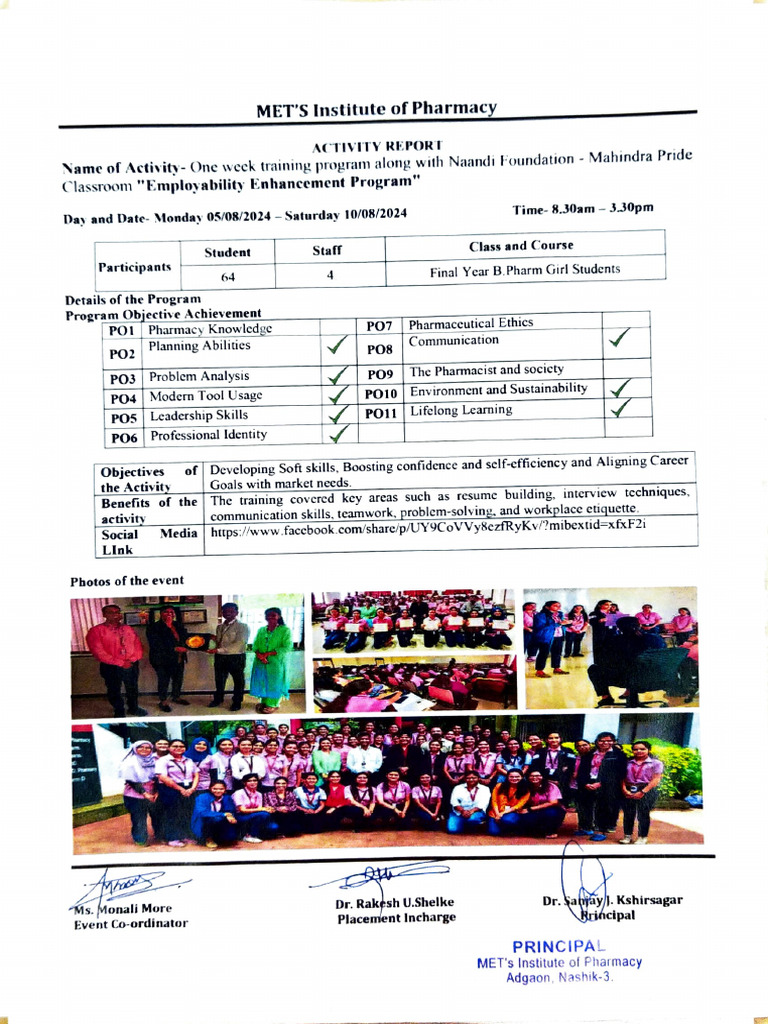 Employability Training Program 2024 | PDF | Learning | Cognition