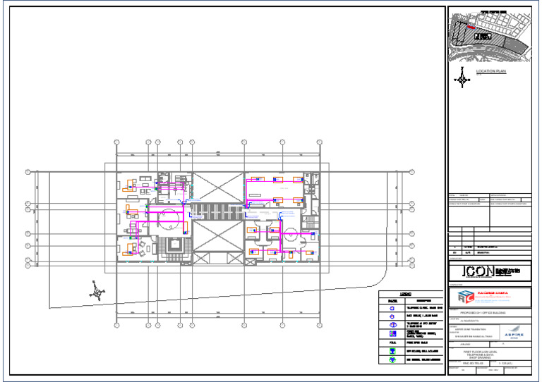 Rnc-Sd-Tel-02 - First Flr-Low Level Telephone & Data - Shop Drawing | PDF