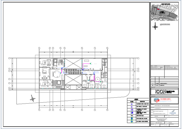 RNC-SD-TEL-03_FIRST FLR-HIGH LEVEL TELEPHONE & DATA_SHOP DRAWING | PDF