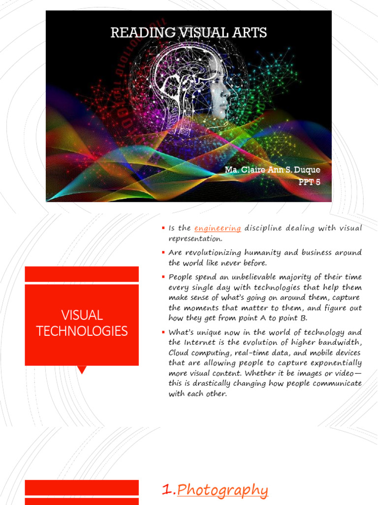 5 Reading Visual Arts Visual Technologies | PDF | Augmented Reality ...
