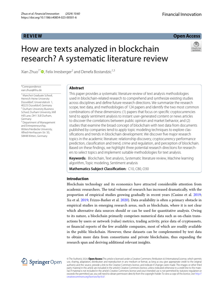 Contoh SLR 5 | PDF | Cryptocurrency | Systematic Review