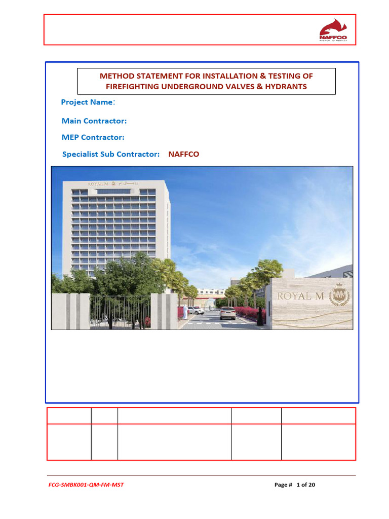HYDRANT MOS | PDF | Pipe (Fluid Conveyance) | Valve