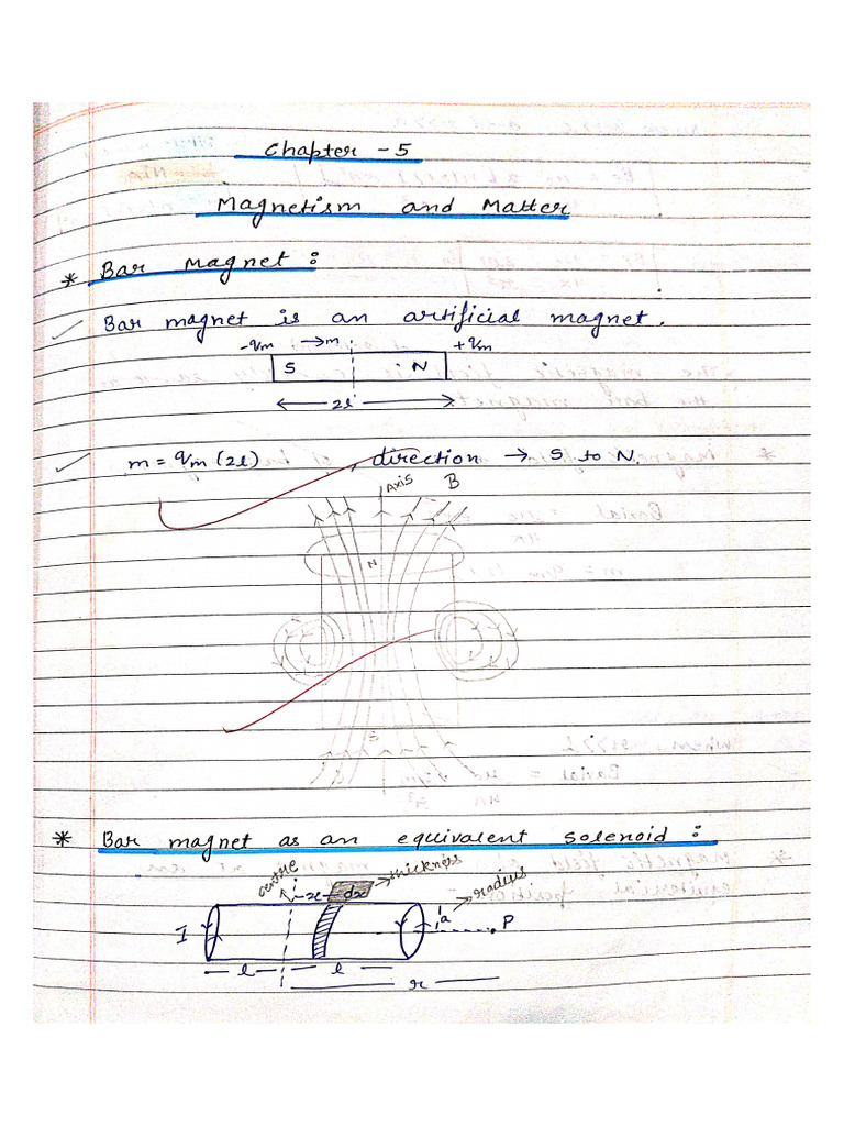 CH 5 Physics Notes01 | PDF
