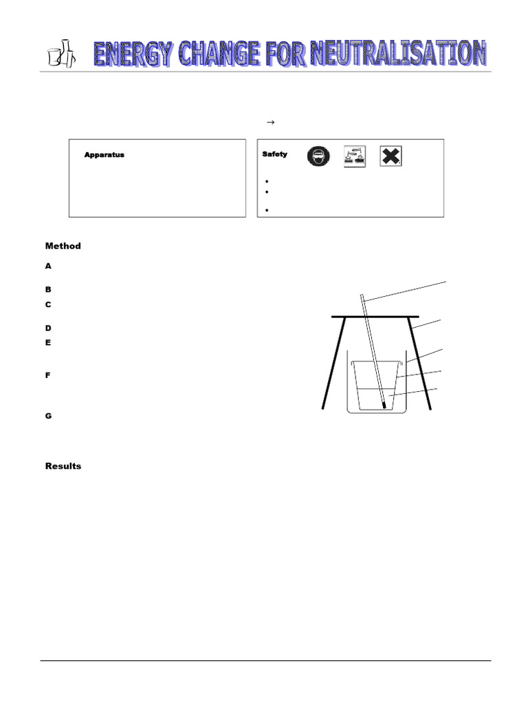 Practical 3 -Energy-change-for-neutralisation new | PDF | Sodium Hydroxide | Chemistry