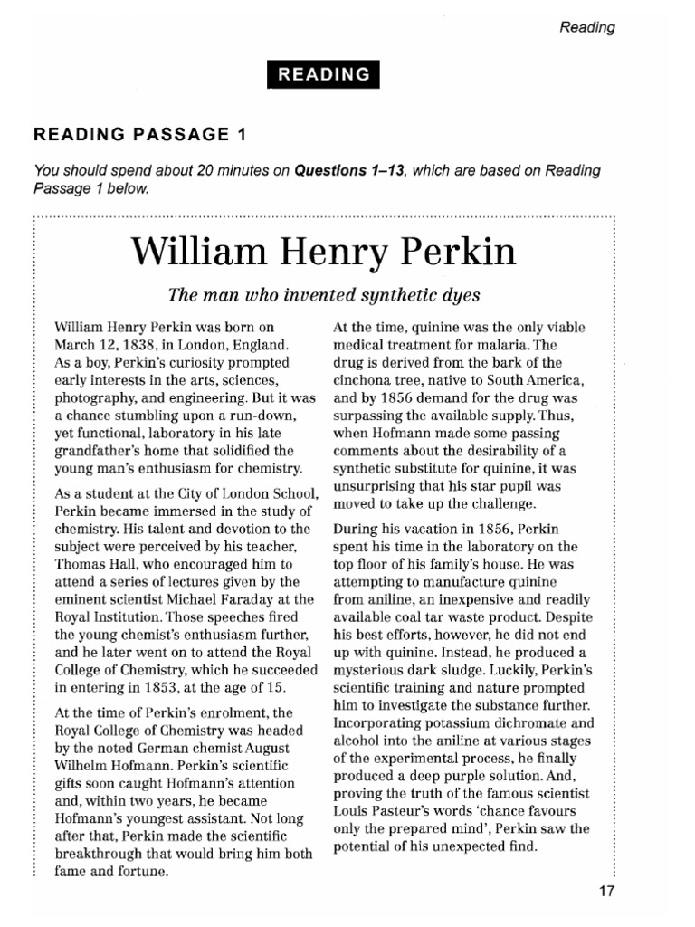 Reading Passage | PDF