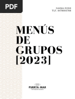 Menú Grupak para 4 Personas | PDF