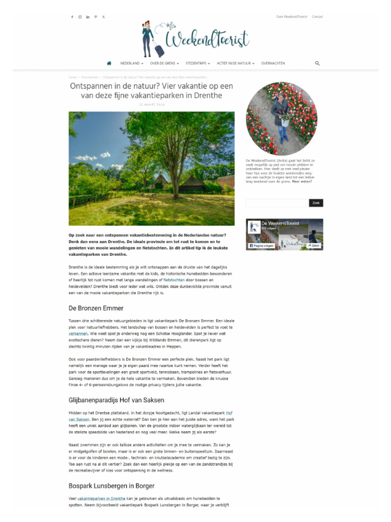 Ontspannen in de Natuur de Weekend | PDF