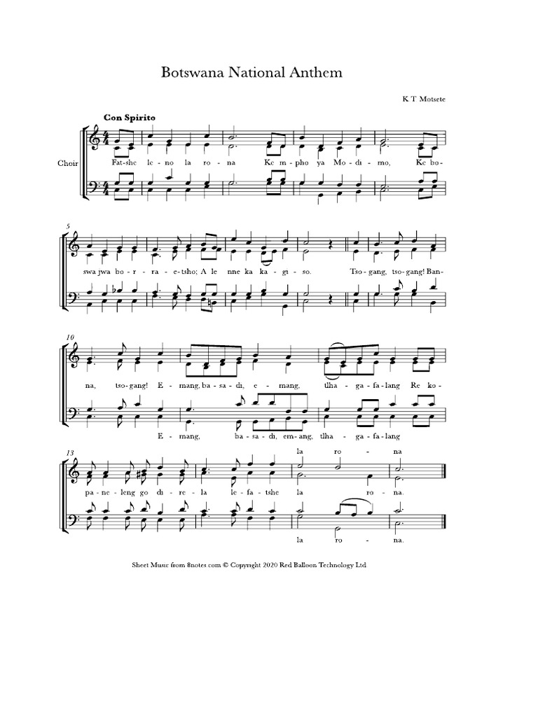 National Anthem | PDF