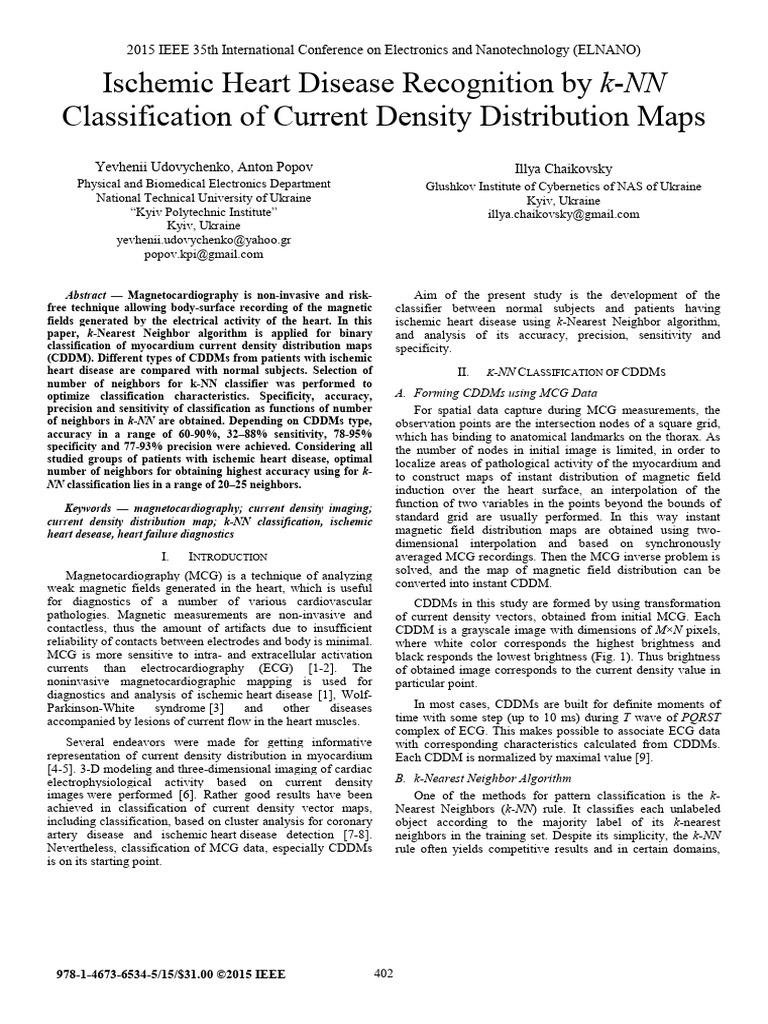 udovychenko2015 | PDF | Sensitivity And Specificity | Statistical Classification