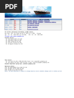 ONE - Vessel Schedule | PDF