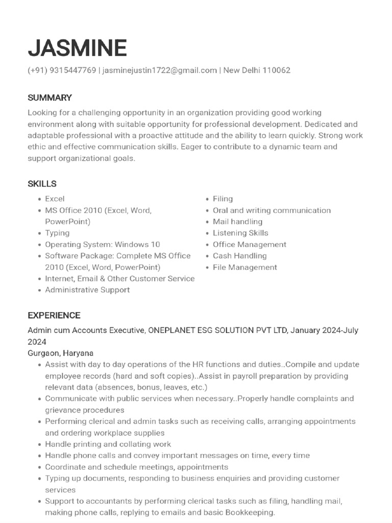 Updated CV-Jasmine | PDF
