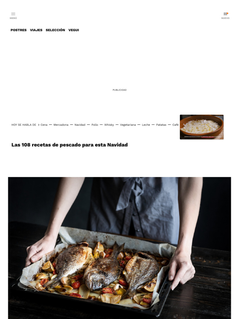 Recetas de Pescado para Navidad | PDF | Salsa | Alimentos