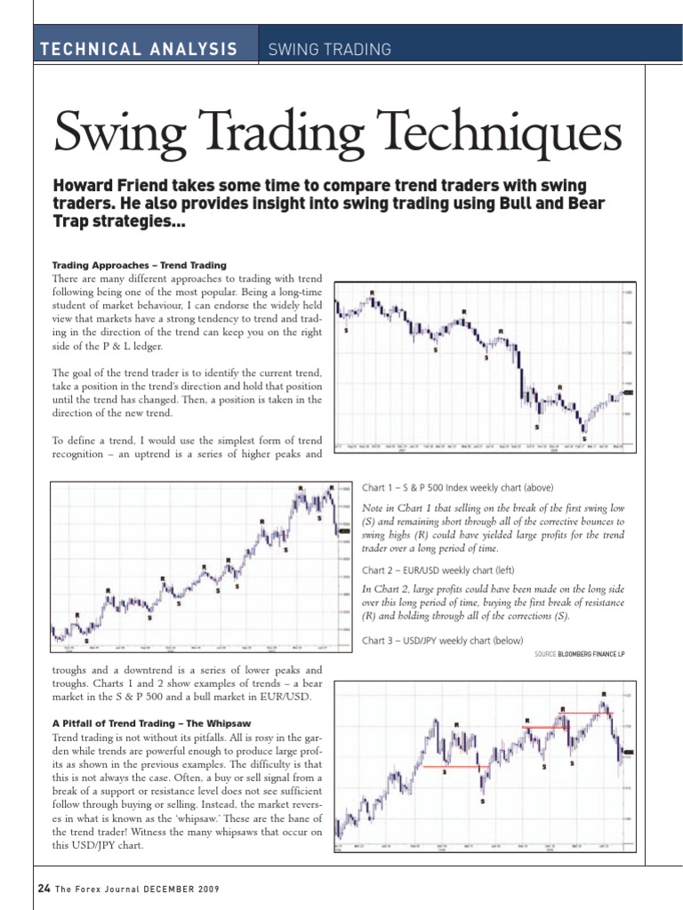 Swing Trading Techniques | PDF | Market Trend | Market (Economics)