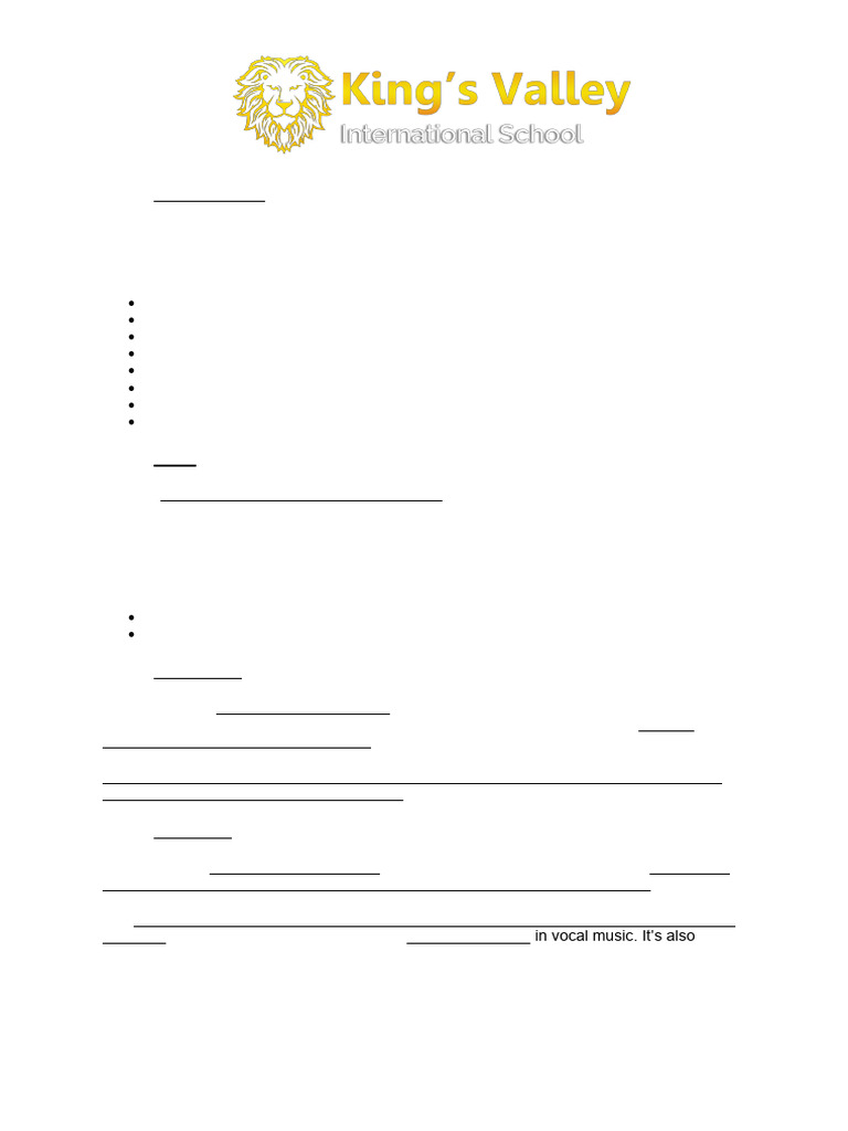Exam note | PDF | Clef | Singing