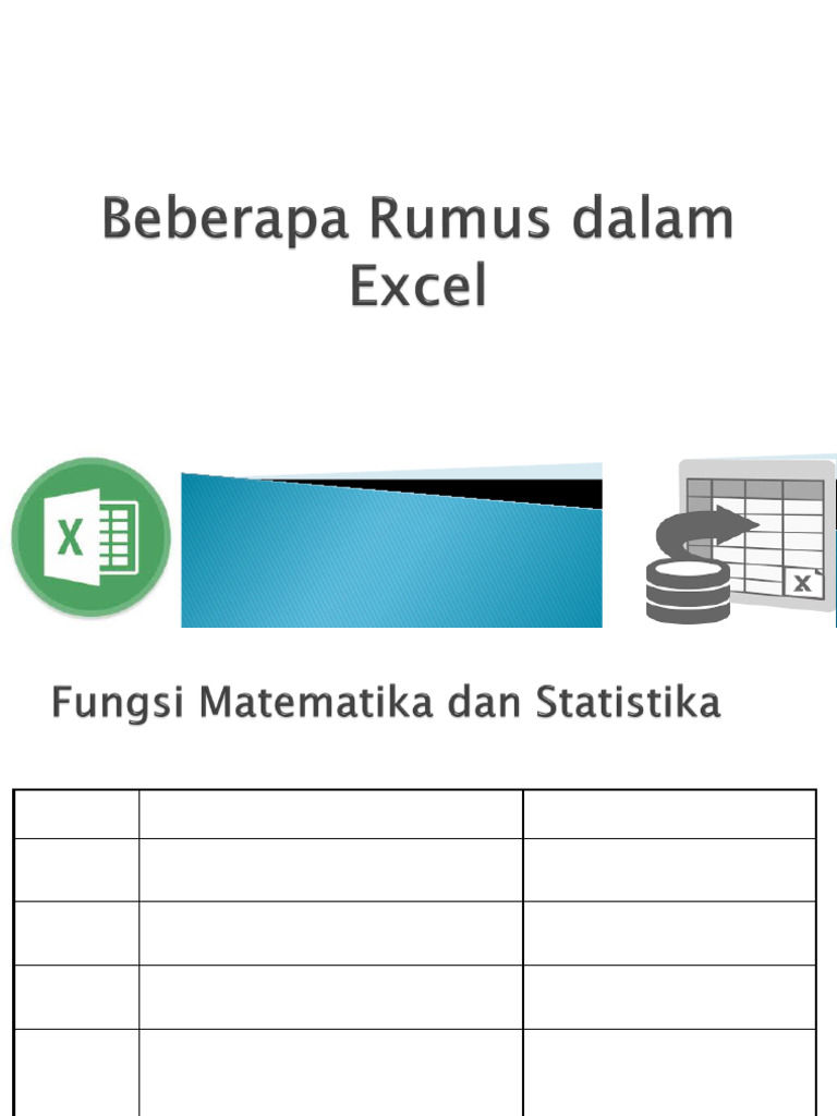 Rumus Excel Pert 3 | PDF