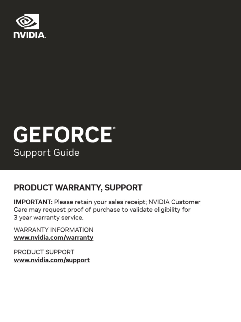 GeForce FoundersEdition Support Guide v02 | PDF | Physics | Metrology