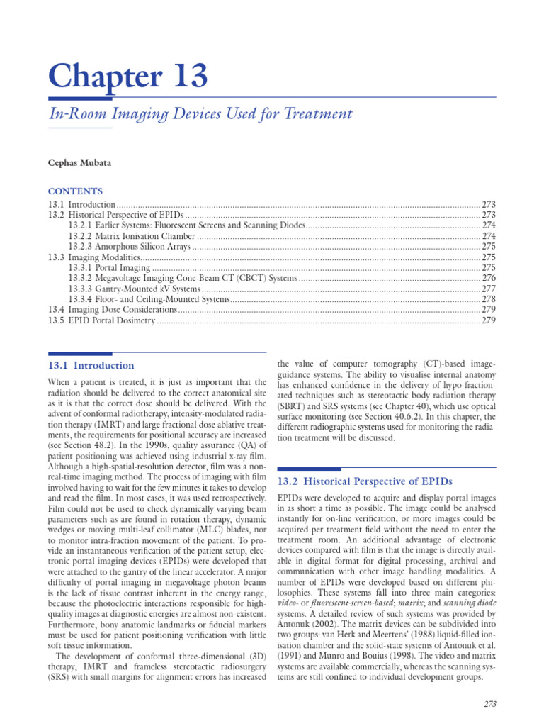 C13 | PDF | Radiation Therapy | Ct Scan