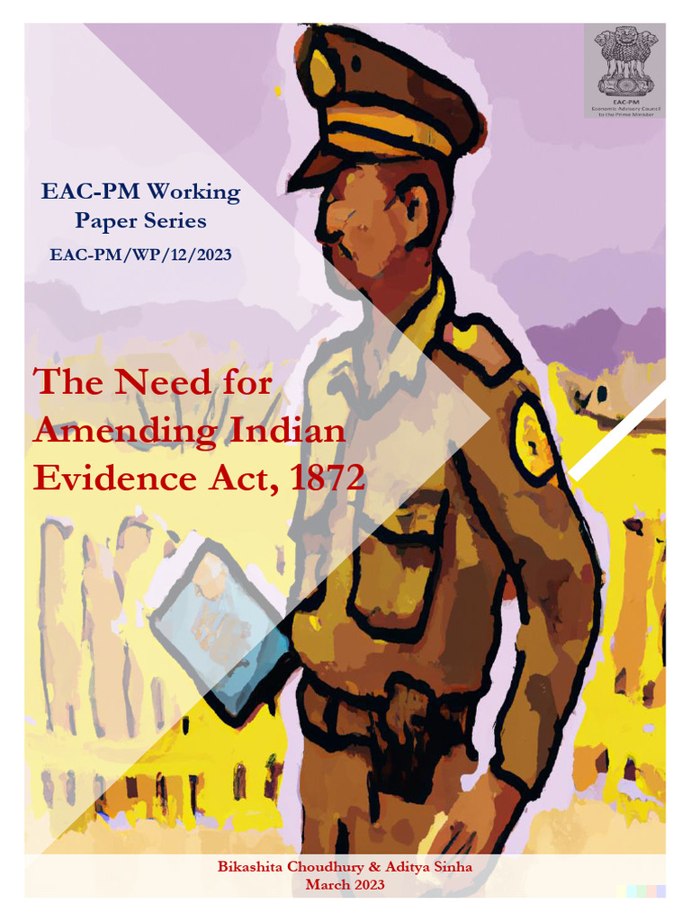 Evidence Act | PDF | Evidence (Law) | Confession (Law)